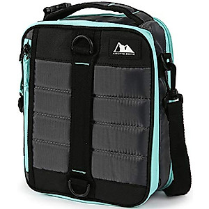 Arctic Zone High Performance Ultimate Upright Expandable Insulated Lunch Pack with 2pc Leak Proof Food Container (37.2 fl.oz) and 350g High Performance Ice Pack - Grey