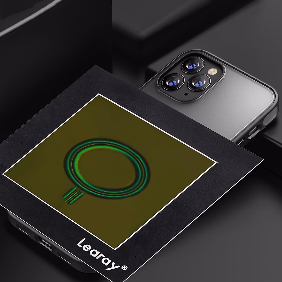 4 x 4 Inch Magnetic Field Viewing Film, Magnetic Field Viewer, Magnetic Flux Display, Magnet Pattern Detector, See Magnetic Field for Scientific Project (4 * 4 Inch)