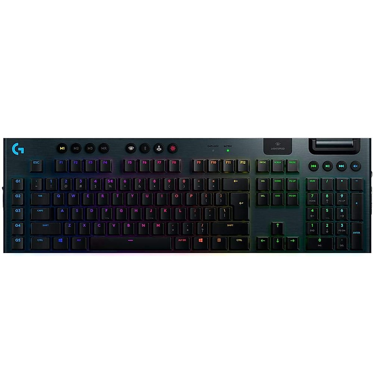 Logitech G915 Lightspeed RGB Mechanical Gaming Keyboard and Logitech G703 Lightspeed Wireless Gaming Mouse Bundle