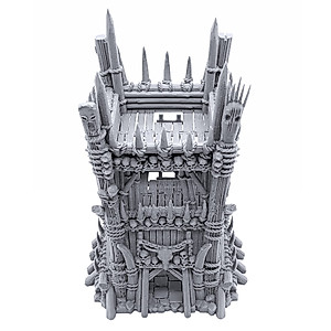 EnderToys Tribal Tower by Printable Scenery, 3D Printed Tabletop RPG Scenery and Wargame Terrain 28mm Miniatures
