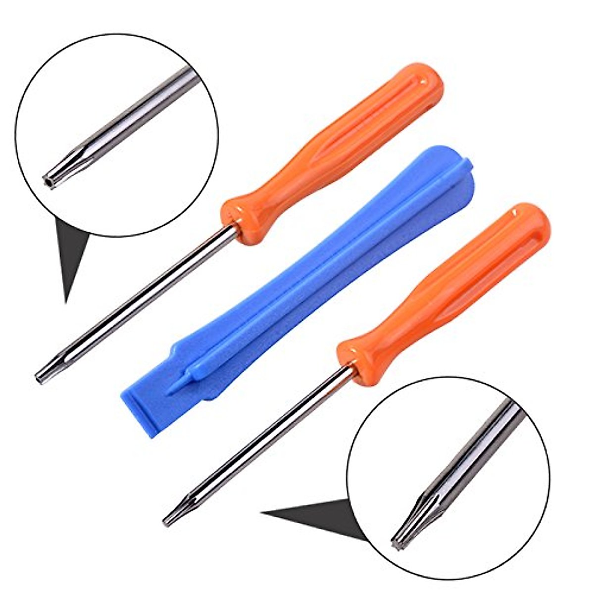 eXtremeRate Open Shell Tools Torx T8H T6 Screwdrivers for Xbox One All Model Controllers, Installation Repair Tools for Xbox 360 Controller