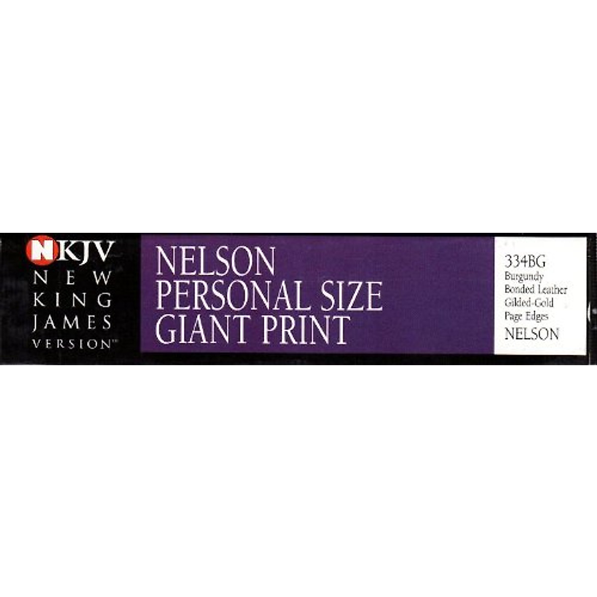 Holy Bible Personal Size Giant Print Red Letter Edition Nelson 334BG (NKJV)