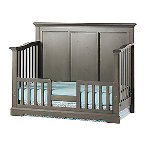 Child Craft Toddler Bed Guard Rail for Convertible Crib, Dapper Gray
