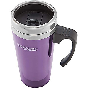 THERMOS ThermoCaf茅 Translucent Travel Mug, Purple, 420 ml
