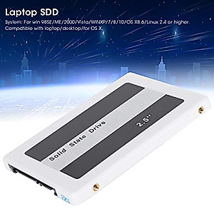 Qinlorgo SATA3.0 SSD, Firm Sturdy Solid State Disk Compact for Men Women for Laptop Desktop Computer(#6)
