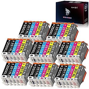 Wolfgray Compatible Ink Cartridge Replacement for Canon PGI-250 CLI-251 PGI-250XL CLI-251XL PIXMA iP8720 PIXMA MG6320 PIXMA MG6620 PIXMA MG7120 PIXMA MG7520 Inkjet Printer (8Large BK+8BK+8C+8M+8Y+8GY)