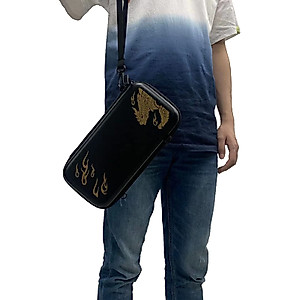 Flyekist Carrying Case for Nintendo Switch Lite - Monster Hunter Rise Theme - Portable Travel Protective Hard Storage Bag Soft Lining with 8 Game Card Slots for Switch Lite & Accessories