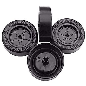 Pintwood Pro Wheels for Derby Car Racing | Deep Hub Stores Graphite | from Pinewood Pro