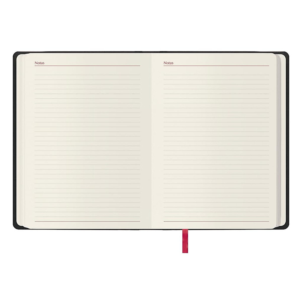 Dohe - Diary 2024 – Day Page – Size: 15 x 21 cm (A5) – 336 Pages – Stitched Binding – Hardcover – Black – Manaos Model