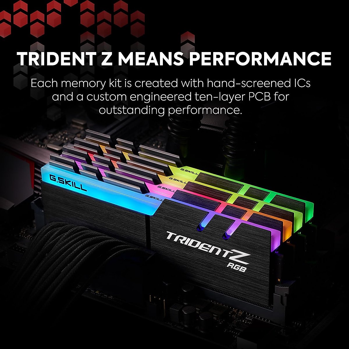 G.SKILL Trident Z RGB Series (Intel XMP) DDR4 RAM 16GB (2x8GB) 3600MT/s CL17-18-18-38 1.35V Desktop Computer Memory UDIMM (F4-3600C17D-16GTZR)
