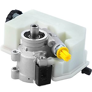 CHargo Power Steering Pump with Reservoir 20-64610 compatible for 2002 2003 2004 2005 2006 J.p Liberty 3.7L V6 New Power Assist Pump with Reservoir Replace OE-Quality 96-64610
