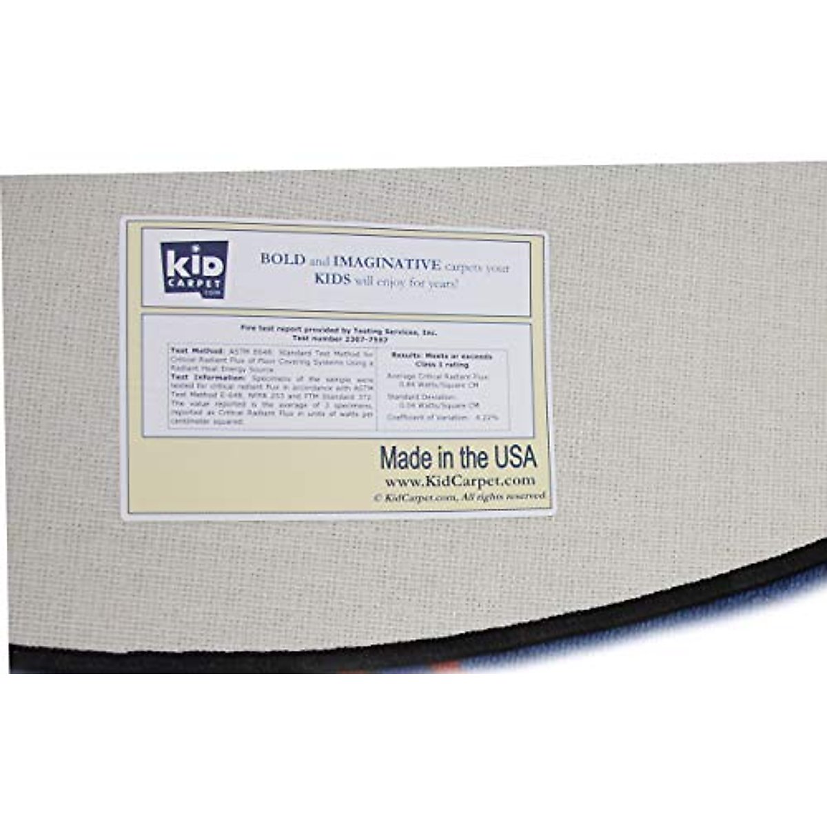KidCarpet.com Sky's The Limit Classroom Rug, 4' x 6' Oval