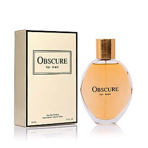 NovoGlow Obscure for Men Perfume, Eau de Toilette Spray for Men, 3.4 oz, Passionate. Powerful. Intense with a Pouch Included