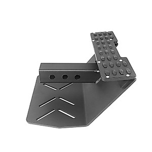 Hooke Road Universal Hitch Step Skid Plate Backbone Compatible with Jeep Wrangler Gladiator Tacoma Tundra Bronco F150 RAM 4runner Pickup Truck (Any Vehicle with 2in Hitch Receiver)