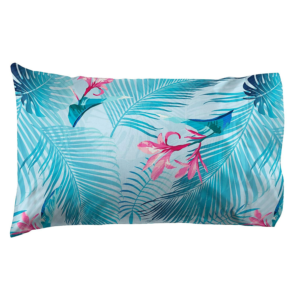 Jay Franco Disney Lilo & Stitch Floral Fun Queen Sheet Set - 4 Piece Set Super Soft and Cozy Kid’s Bedding - Fade Resistant Microfiber Sheets (Official Disney Product)