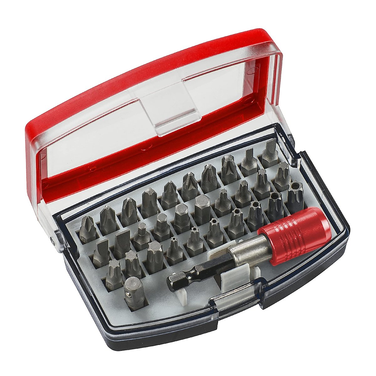 Kwb Bit-Set Bitbox with Bit Holder - 32 Pieces Incl. 44652 Inch Hexagonal Shank According to ISO 1173 and C 44626 Form