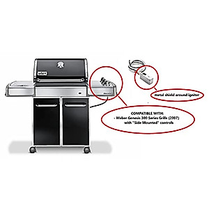 Weber 67726 Igniter Kit for Genesis 300 Series Grills with Metal Spark Box (Year 2007)