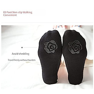 XJIM Non-Slip Invisible Boat Socks Women's No Show Socks Thin Low Cut Liner Non Slip Sock for Flats Boat Summer (10 Pairs)