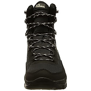 Jack Wolfskin Men's Rebellion Guide Texapore Mid Hiking Shoe Backpacking Boot, Black, 11