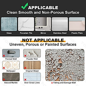 YOHOM Suction Cup Towel Bar for Shower 17 Inch Stainless Steel Bathroom Towel Rack Suction Washcloth Holder Vacuum Hand Towel Bar for Glass Shower Door Removable Towel