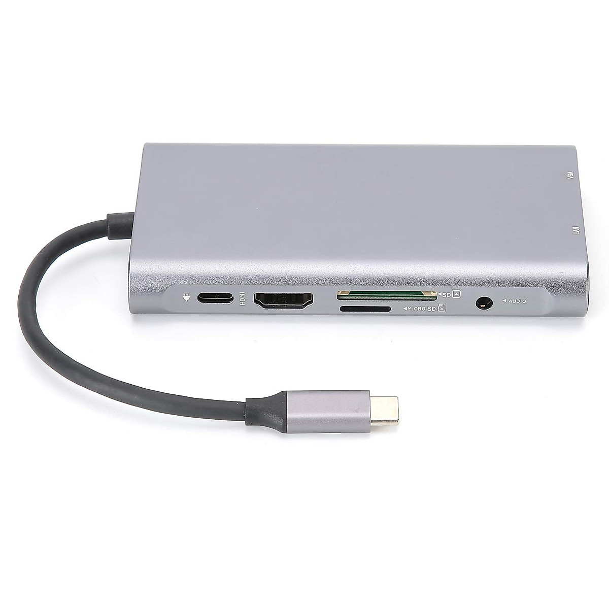 Multifunction Docking Station, Computer Adapter, Type‑C Docking Station, Information Transfer for Computer Home Office