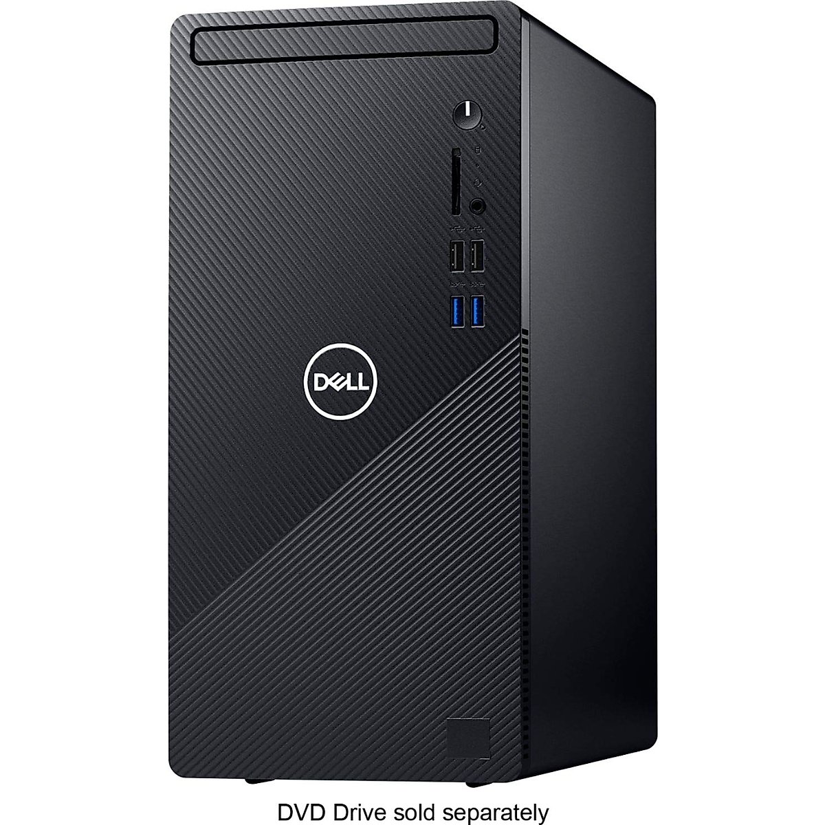 Dell 2021 Newest Inspiron 3000 Desktop Computer, Intel Quad-Core i3-10100 Processor Up to 4.3Ghz, 8GB DDR4 RAM, 1 TB HDD, Wi-Fi, SD Card Reader, HDMI, VGA, Win10 Home, Black