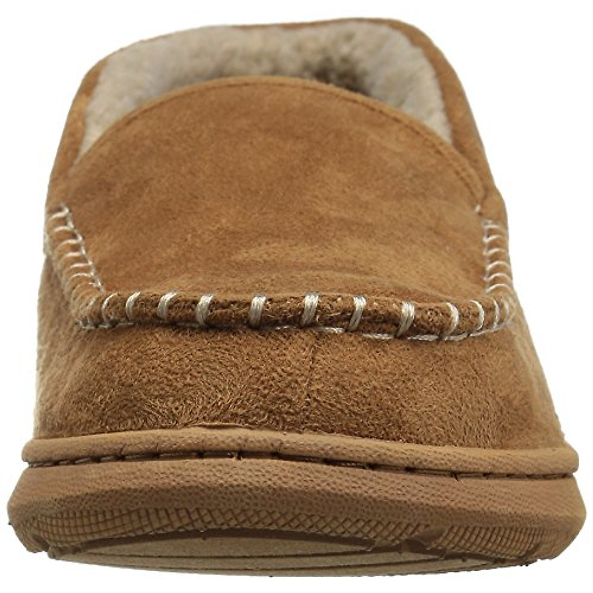 Dockers Men's Craig Ultra-Light Mid Moccasin Premium Slippers, Beige, 12 M US