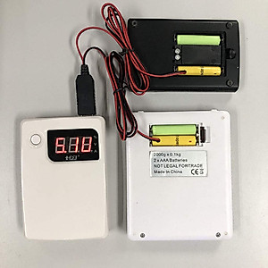 fengchensety Universal 1m Dual AAA Battery Eliminator US Plug USB Power Supply Adapter Replace 1.5V AAA 3V 2AAA 4.5V 3AAA 6V 4AAA Battery for Household Electric Toys Fan Holiday Lights and More