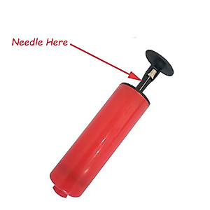 SPDTECH Soccer Ball Size 2 White Blue Suitable for Kids Toddler Boy Gift Training Practice 1-3 Years Old Needle in The Push Stick of Pump