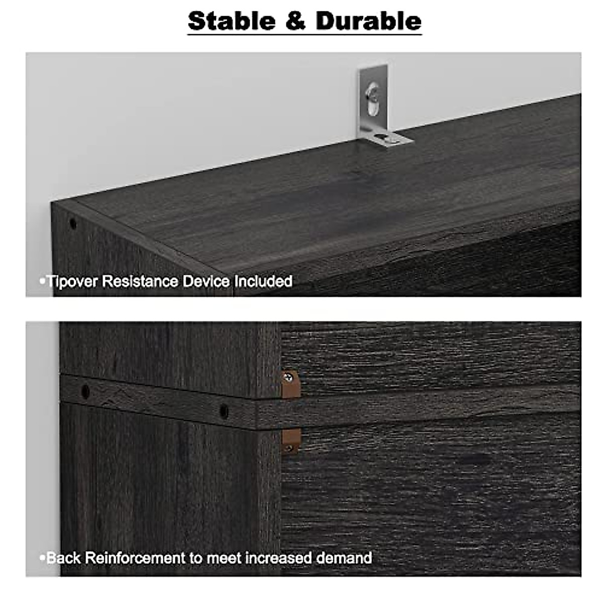 IRONCK Bookshelves and Bookcases Floor Standing 6 Tier Display Storage Shelves 70in Tall Bookcase Home Decor Furniture for Home Office, Living Room, Bed Room