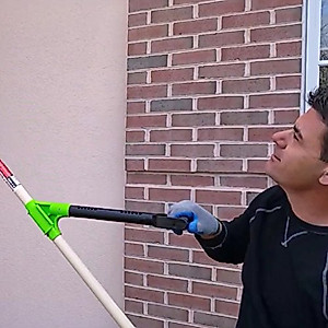 The Rah Handle! A Universal Ergonomic Back Saving Lefty Or Righty, Secondary Handle For Snow Shovels, Rakes, and Other Gardening Or Construction Tools.