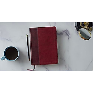 ESV Single Column Journaling Bible, Large Print (TruTone, Burgundy/Red, Timeless Design)