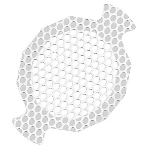 INVIHUG,25 Pack, Disposable Shower Drain Hair Catcher Mesh Stickers,Disposable Hair Drain Catcher. (White)