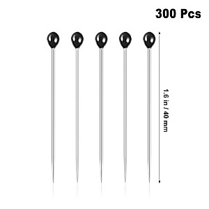 UKCOCO 300 Pcs Stainless Steel Insect Pins,Entomology Pins Needles Insect Specimen Pins for School Lab Entomology Butterfly Collectors (Size 0 1 2,100 Each)