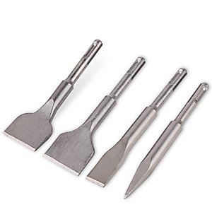 Vearter SDS Plus Shank Electric Hammer Masonry Point Groove Flat Chisel Drill Bit for Tile Cement Concrete Brick Stone…