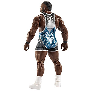 Mattel WWE Big E Elite Collection Action Figure, 6-inch Posable Collectible Gift for WWE Fans Ages 8 Years Old & Up