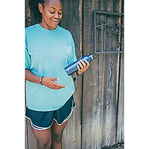 Simple Modern Insulated Water Bottle with Handle Lid 1 Liter Reusable Ascent Narrow Mouth Stainless Steel Thermos Flask, 32oz Handle Lid, Midnight Black