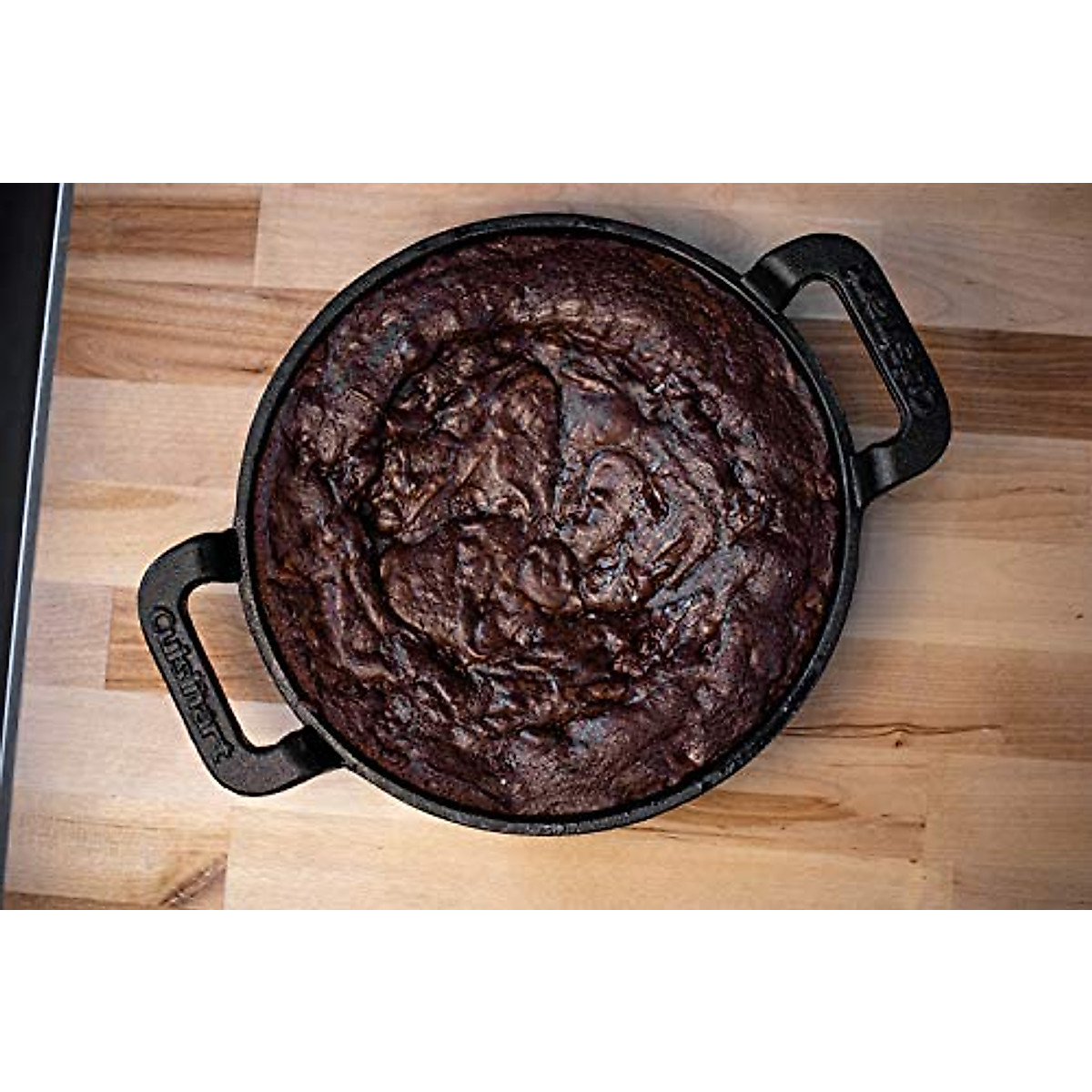 Cuisinart CCP-1000, Pre-Seasoned Cast Iron Griddle Pan, 10"