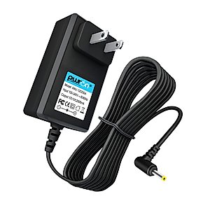 PwrON 6.6ft Cord 12V AC to DC Adapter Compatible with Sylvania 7" 9" 10" Portable DVD Player SDVD7014 SDVD7015 SDVD7027 SDVD8009 SDVD8727 SDVD8737 SDVD9000 SDVD8732 Charger Power Supply