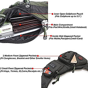 NICGID Sling Bag Chest Shoulder Backpack Crossbody Bags for Men Women