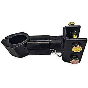 Trailer Adjustable Coupler 2-5/16 in,12500LBS Capacity,Black Powder Coat,Adjustable Channel-Mount Coupler