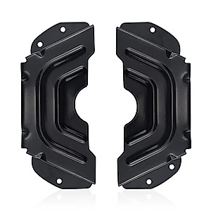 Lawn Mower Parts 783-06424A-0637 42 inch 46 inch Deck Spindle Pulley Belt Guard Cover Compatible with MTD &Troy-Bilt & Craftsman Lawn Mower - 2 Pack (Black), Red