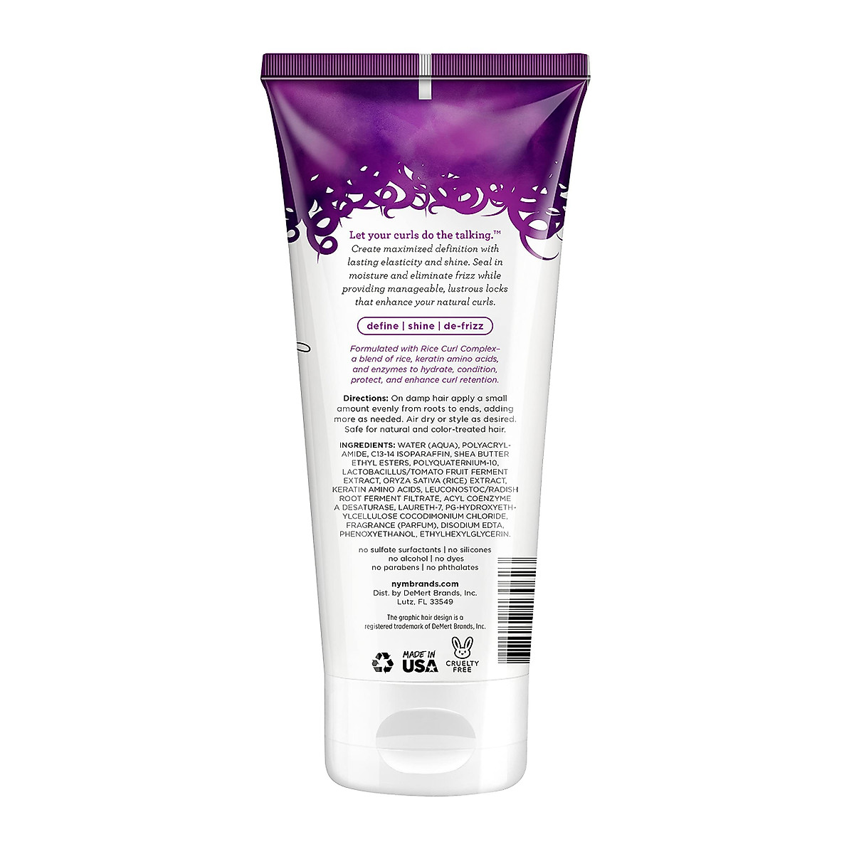 Not Your Mother's Curl Talk Frizz Control Sculpting Gel & Defining Cream (2-Pack) - 6 fl oz - Formulated with Rice Curl Complex - All Curly Hair Types