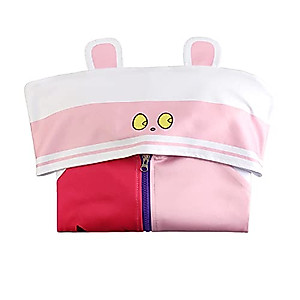 Women's Anime Uta Cosplay Costume Coat Red Long hoodie Uta Jacket Dress Suits with Accessories Halloween(uta-F, M)