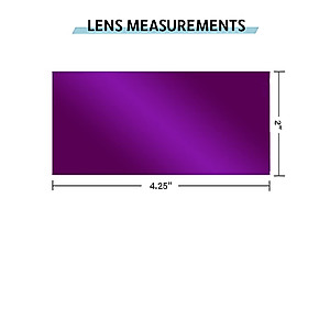 Super Magenta Drop in Welding Lens Small 2 X 4.25
