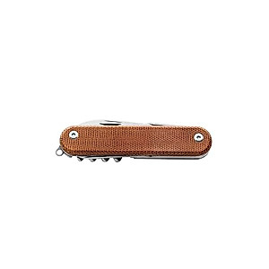 MKM Maniago Knife Makers MALGA 6 V2 with MagnaCut Steel, Pocket Knife and Multi Tool, 6 Tools in 1, CPM-MagnaCut Primary Blade, Slip Joint, Made in Italy (Natural Micarta)