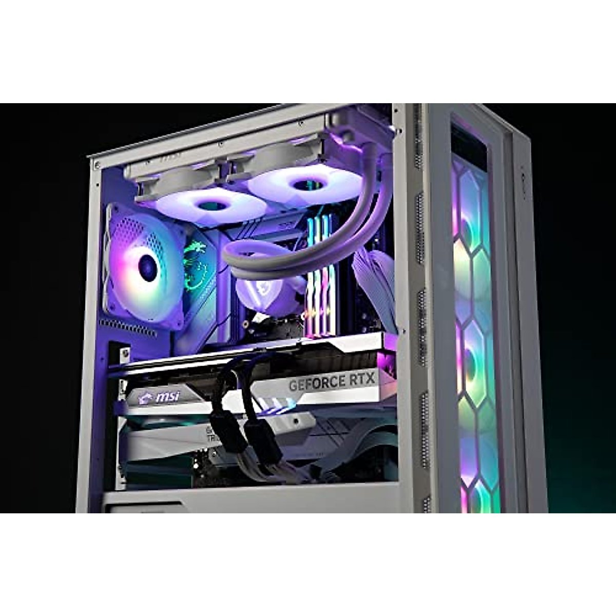 MSI Gaming GeForce RTX 4070 Ti 12GB GDRR6X 192-Bit HDMI/DP Nvlink Tri-Frozr 3 Ada Lovelace Architecture Graphics Card (RTX 4070 Ti Gaming X Trio White 12G)