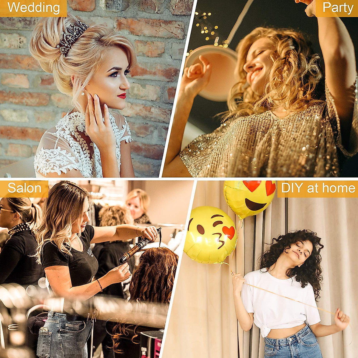 Chuangdi Sew in Hair Extension Tool Kit, 600 Silicone Lined Micro Ring Beads 1 Pliers 2 Hook Needle Pulling Loop 10 Curved Hair Needle 4 Alligator Clips 1 Comb 100 Black Mini Rubber Band