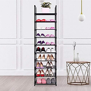 OYREL Shoe Rack, Sturdy Metal Shoe Rack Organizer,Narrow Shoe Rack,Shoe Racks for Closets,Shoes Rack,Shoe Stand,Shoe Shelf