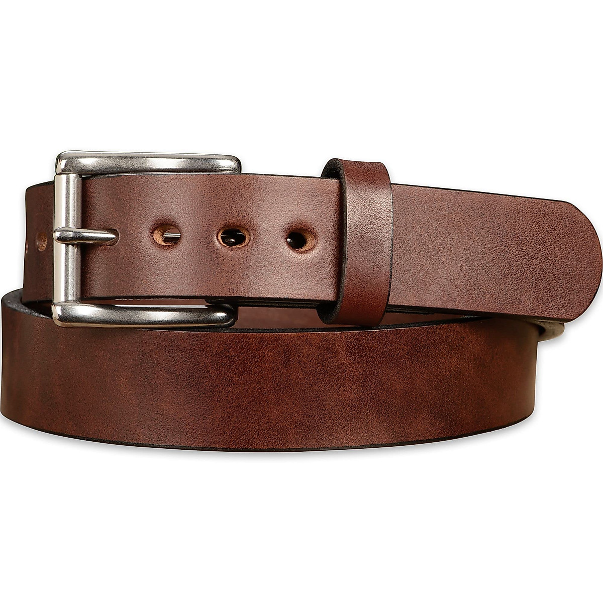 Bullhide Belts Mens Leather Belt for Casual, Dress, 1.50" Wide, Brown, 36"